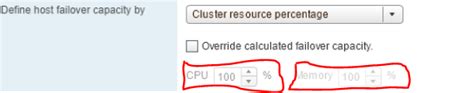 Vsphere Ha And Calculated Failover Capacity Vmware Vsphere