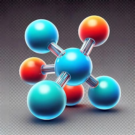 Atoms Coming Together To Form Molecules Premium Ai Generated Image