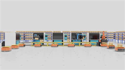 Agv 3d 프린터 및 로봇 팔을 갖춘 공장 자동화 교통수단에 대한 스톡 사진 및 기타 이미지 교통수단 산업 자동화 Istock