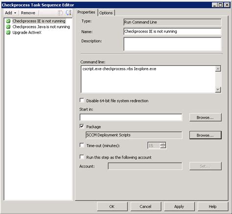 Fail A Task Sequence Or Program If A Process Is Running Ccmexeccom Enterprise Mobility