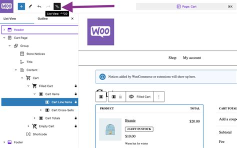 Getting To Know The Site Editor Documentation Woocommerce