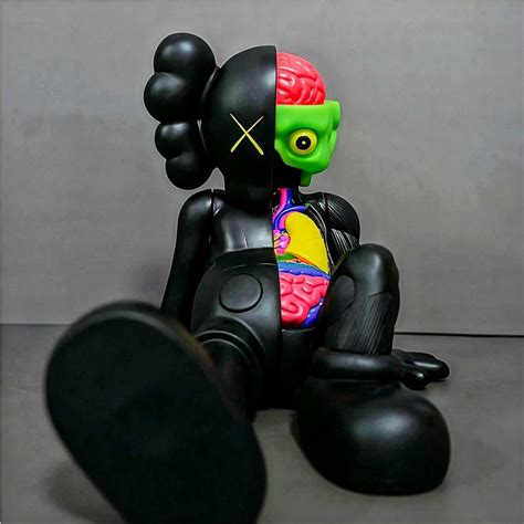 Polyresin Kaws Sitting Dissected For Interior Decor Sizedimension
