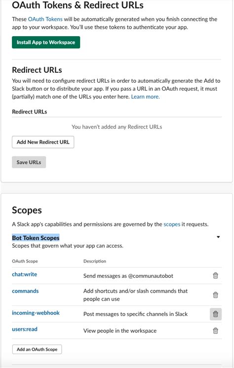 Cant Get A Slack Bot Token Xoxb Stack Overflow