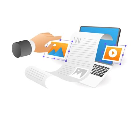 Premium Vector Flat Isometric 3d Creative Illustration Set Blogger Article Pictures