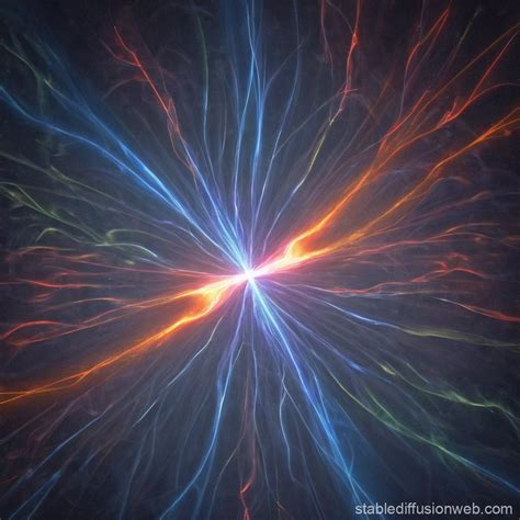 Quantum Key Distribution Visualization Stable Diffusion Online