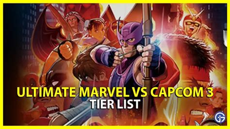 Ultimate Marvel Vs Capcom 3 Tier List September 2023