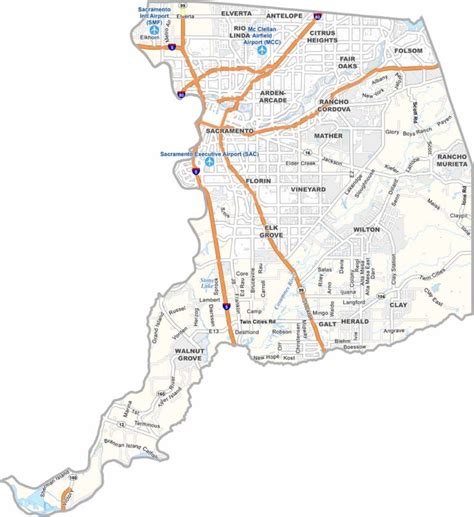 Sutter County Map California Us County Maps