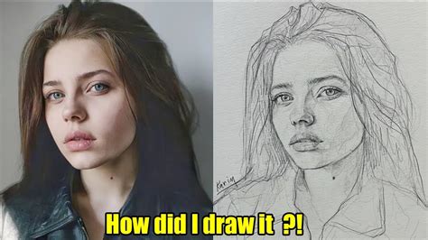 How To Draw A Beautiful Teen Age Girl By Loomis Method Step By Step YouTube
