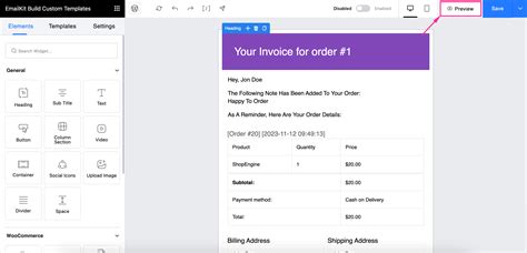 how to preview and test woocommerce emails