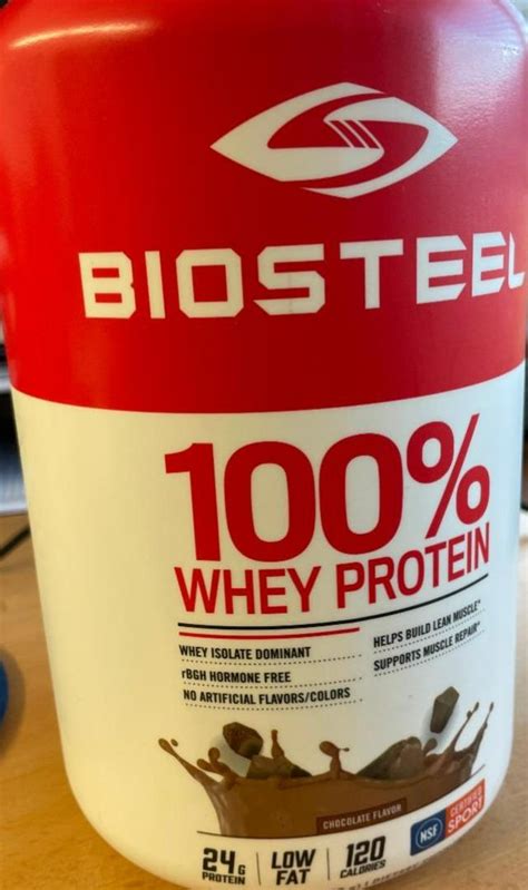 100 Whey Protein Chocolate Biosteel Kalorie Kj A Nutriční Hodnoty