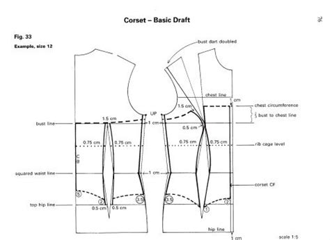 Corset Pattern From Dress Block To Corset