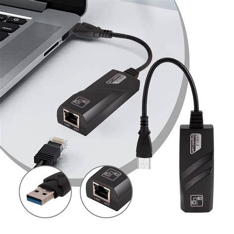 USB Gigabit Network Card USB 3 0 To RJ45 Ethernet Converter High Speed Data Transfer Plug