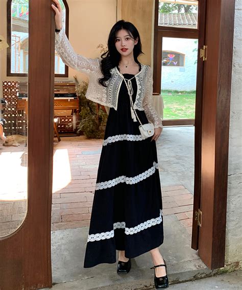 코코앤유 사이즈 레일포스나시원피스 여름 휴가 끈나시 탑 롱 플레어 빅사이즈 비치웨어 비치원피스 여행 휴양지 셀프웨딩 신행 다낭 푸켓