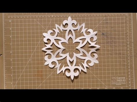 А4 Қағаздан ою жасау / Узор из бумаг / paper pattern😍 - YouTube