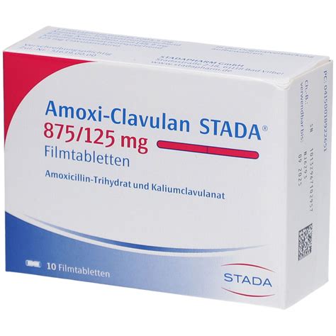 Amoxi Clavulan Stada® 875 125 Mg 10 St Mit Dem E Rezept Kaufen Shop