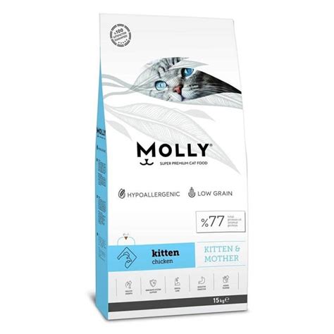 Molly KG Original Pack Super Premium Kitten Mother Chicken Anchovy Shrimp Salmon Indoor