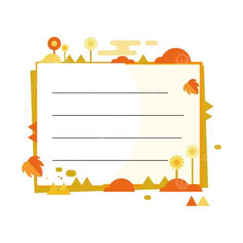 Vector Text Dialog Box Cartoon Orange Text Box PNG And Vector With Transparent Background For