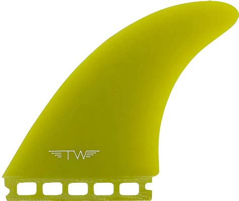 Captain Fin Co Tyler Warrentwin Plus Trailer Fin Set Yellow M