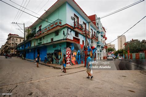 A View Of The Callejon De Hamel A Well Known Alley In Havana Cuba