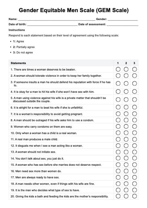 MSE Template Example Free PDF Download