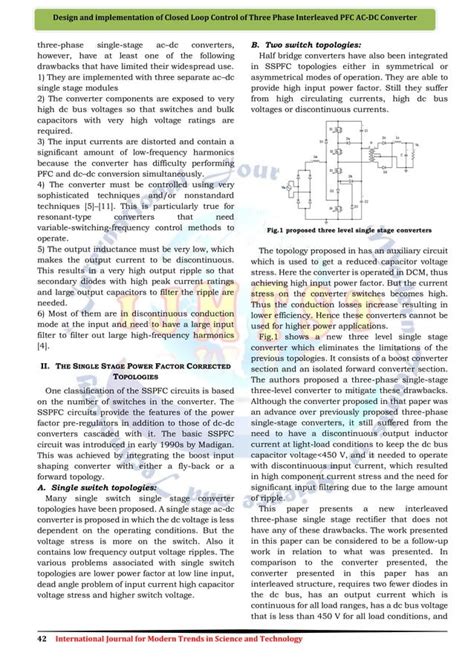 Design And Implementation Of Closed Loop Control Of Three Phase