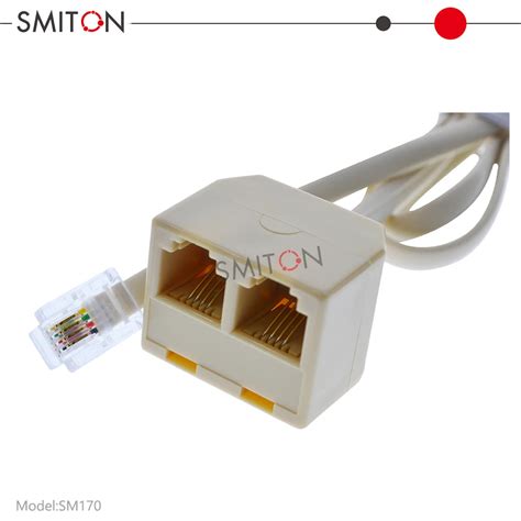 Male To 2 Female Adapter Rj11 To Double Rj11 Socket Female Splitter Buy Rj11 Female Splitter