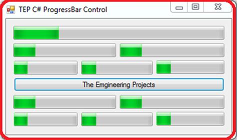 C Progressbar Control The Engineering Projects