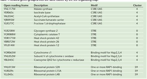 Table 1 From Gene Expression Clustering And 3d Visualization Semantic