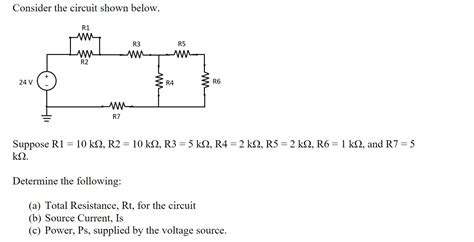 Solved Consider The Circuit Shown Below Suppose Chegg
