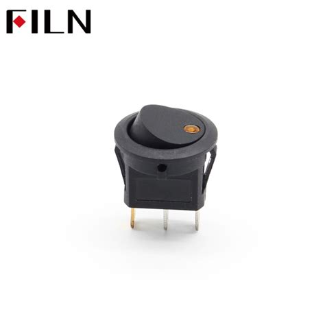 Interruptor Filn Negro 3 Pines 12v Interruptor Interruptor De Buena Calidad