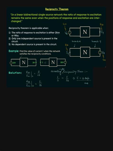 Reciprocity Theorem Pdf