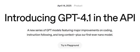 Openai Launches Gpt 41 Ai Models Focused On Real World Coding Stan Ventures