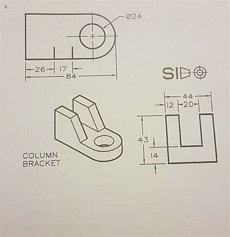 Solved Draw The Missing Top Front And Right Side Views