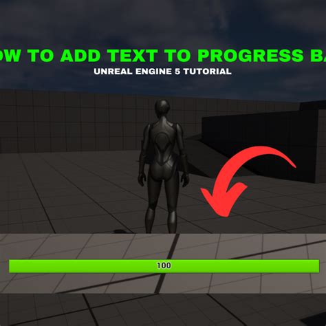 How To Add Text To Progress Bar Unreal Engine 5 Tutorial Community