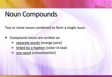 Compounding Linguistics Pptx