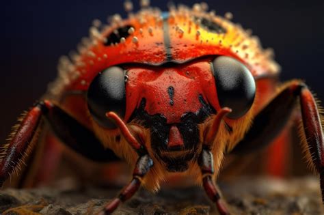 Premium Ai Image Insect Macro Photography