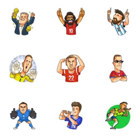 2018 월드컵 캐릭터 스티커 텔레그램 한글사이트