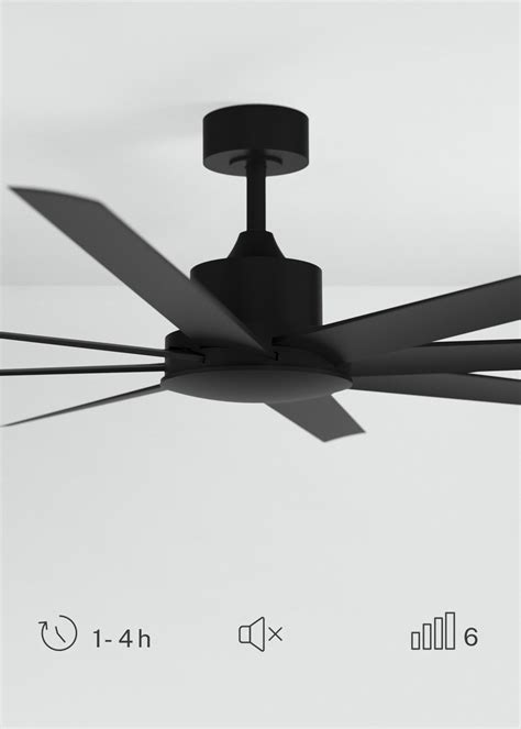 Ventoinha De Teto Silenciosa 40w Disponível Em Vários Tamanhos Wind Industrial Create