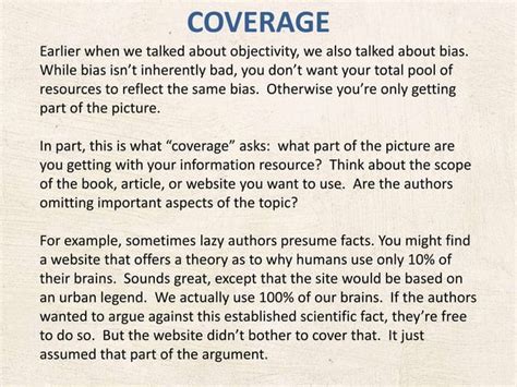 Evaluating Information Sources Pptx
