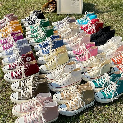 Womens High Top Female Korean Style Harajuku Versatile Canvas Shoes