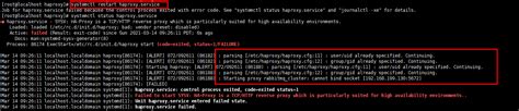 Service Haproxy Start 启动服务失败的几点思考 走看看
