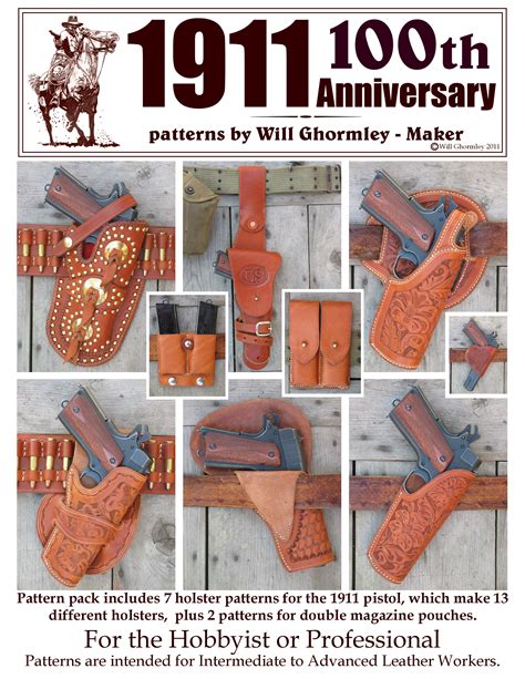 Holster Patterns Water Bottle Holster Diy Leather Project Kits
