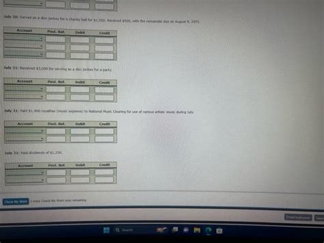 Solved Continuing Problem Chapter 2 Instruction W 2 The