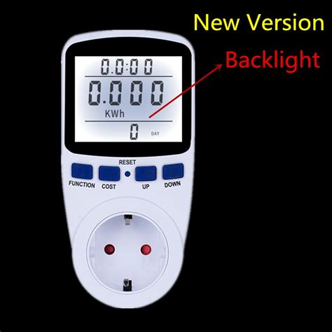 Power Metering Socket Backlight Digital Wattmeter Grandado