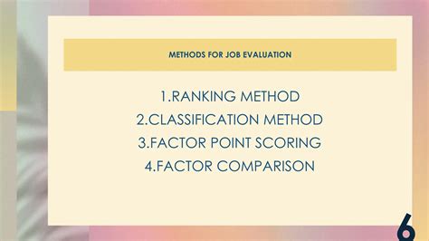 Job Evaluation Meaning Procedure Principles Pptx