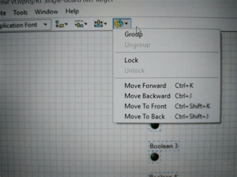 solved how can i group objects in the front panel ni community