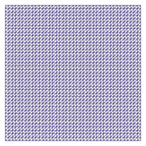 The Problem Description And Used Mesh Patterns For The Two Dimensional