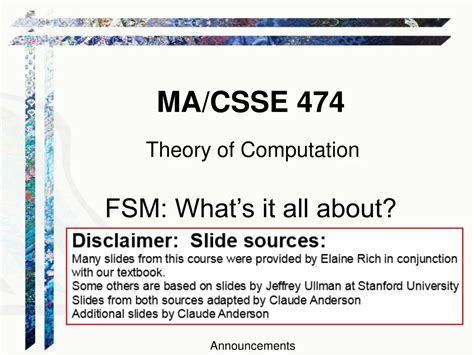 ppt ma csse 474 powerpoint presentation free download id 9080687