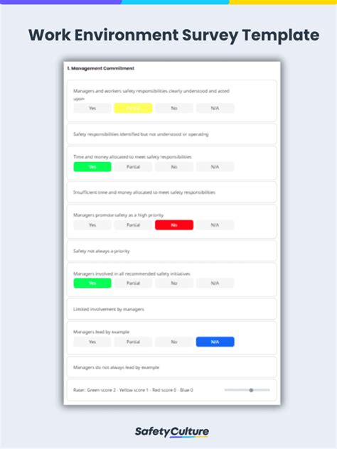 Free Work Environment Surveys Pdf Safetyculture