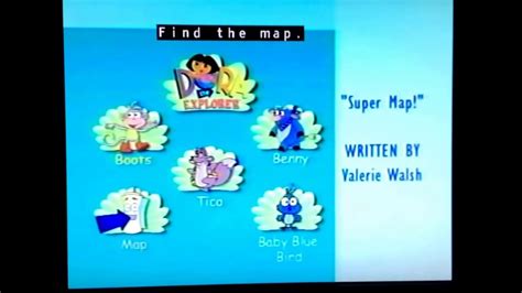 Dora The Explorer Map Adventures Vhs Closing 2003 Youtube